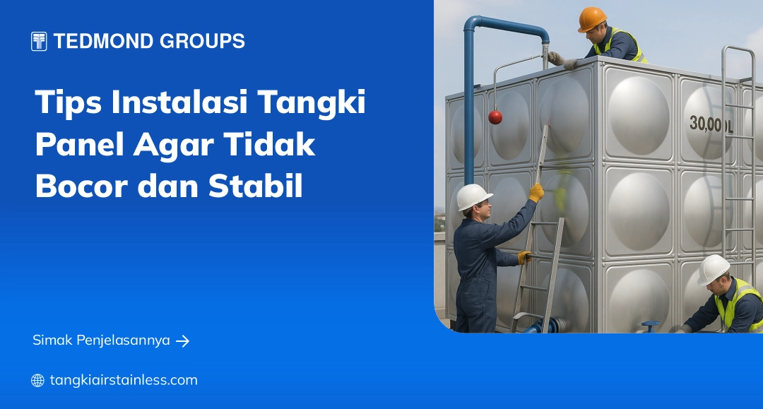 Tips Instalasi Tangki Panel Agar Tidak Bocor dan Tetap Stabil - Tangki ...